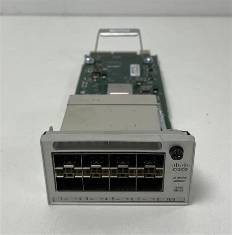 Cisco C9300 Nm 8x 8x 10ge Sfp Network Module For Catalyst 9300 Series Switch