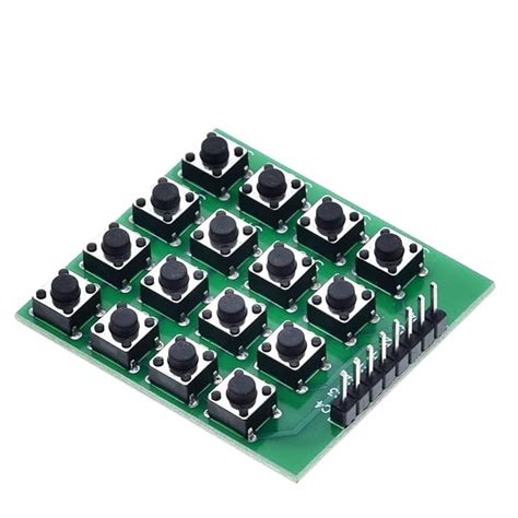 buy 1pcs 8pin 4 4 4x4 matrix 16 keypad keyboard breadboard