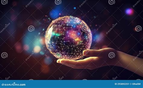Big Data Abstract Background With Planet Earth Futuristic Technology Network Concept