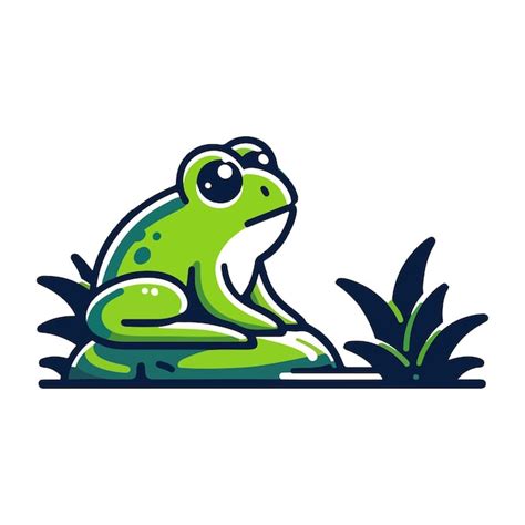 Premium Vector Cute Icon Character Frog
