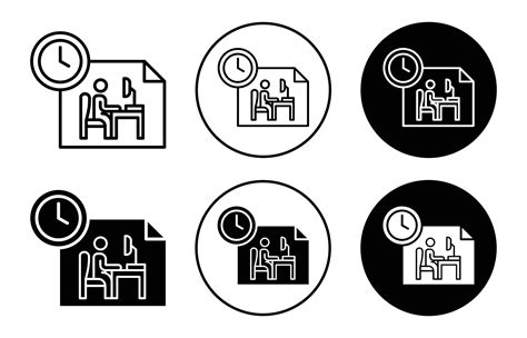 Flexible Schedule Work Icon 47419278 Vector Art At Vecteezy