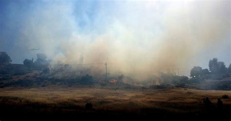 Lakeside Fire District Brush Fire Off Mapleview Extension Blackens Six