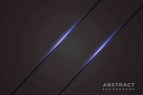 추상적인 블루 라이트 슬래시 에 다크 그레이 메탈 릭 디자인 현대 럭셔리 미래 배경 벡터 일러스트 3차원 형태에 대한 스톡 벡터 아트 및 기타 이미지 Istock