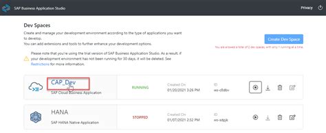 Create An Sap Cloud Application Programming Model Project For Sap Hana Cloud Sap Tutorials