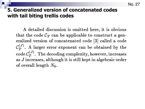 Ppt Exponential Error Bounds In Block Concatenated Codes Ita Symposium 2004 Powerpoint