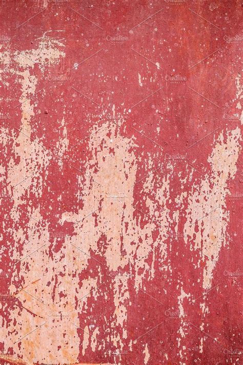 Red Wall Texture Painted Wall Background
