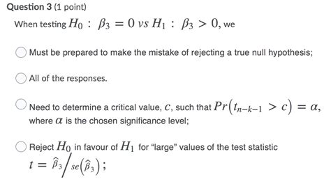 Solved Consider The Multiple Linear Regression Mlr Model