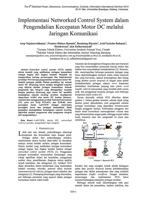 pdf implementasi networked control system dalam pengendalian