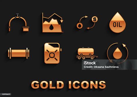 모터 오일 오일 드롭 철도 시스터 산업 파이프 교환 및 밸브 및 원유 가격 아이콘의 하락에 대한 캐니스터를 설정합니다 벡터 0명에 대한 스톡 벡터 아트 및 기타 이미지