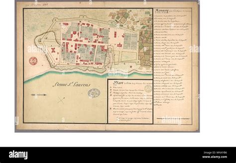 Français Plan De La Ville Des 3 Rivières Levé En Lannée 1704 20