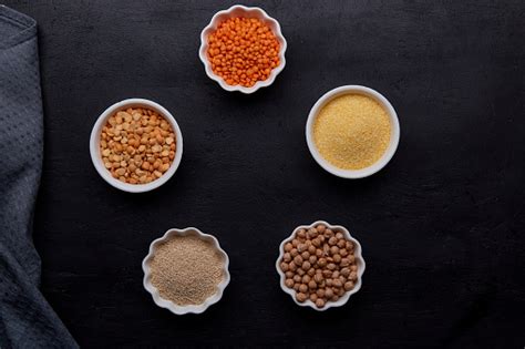 글루텐이없는 시리얼의 구색 아마란스 렌즈 콩 완두콩 병아리 콩 옥수수 죽 Fodmap 팔레오 케토 다이어트 긴 탄수화물 감소에 대한 스톡 사진 및 기타 이미지 Istock