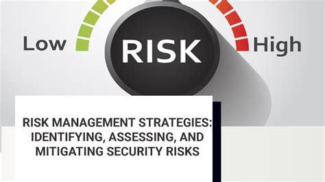 Risk Management Strategies Identifying Assessing And Mitigating