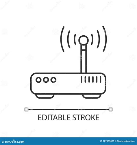 Web Gateway Linear Icon Modern Outline Web Gateway Logo Concept