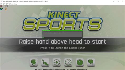 D C Kinect Sports Issue Xenia Project Game Compatibility GitHub