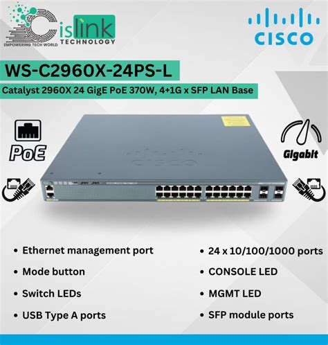 Cislink Technology On Linkedin Cisco Catalyst Switch Poe 24psl Managed Cislinktechnology