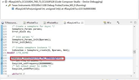 Rfeasylinktx Example From Ti Rtos Cannot Initialize Sub 1 Ghz Forum Sub 1 Ghz Ti E2e
