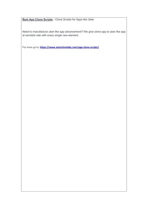 Ppt Best App Clone Scripts Clone Scripts For Apps Like Uber