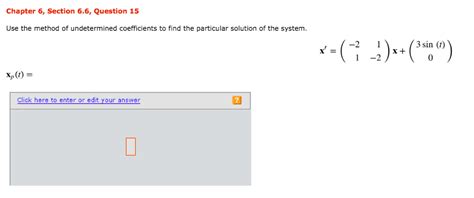 Solved Chapter 6 Section 6 6 Question 15 Use The Method Of Chegg Com