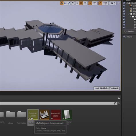 Using The Dataprep System To Automate Aec Visualizations Unreal Fest