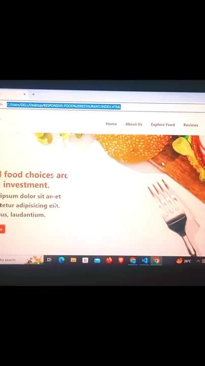 Anshul Chouhan On Linkedin Restaurant Website Clone Using The