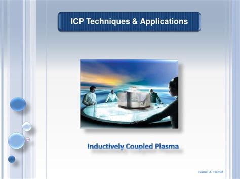 inductively coupled plasma icp techniques and applications