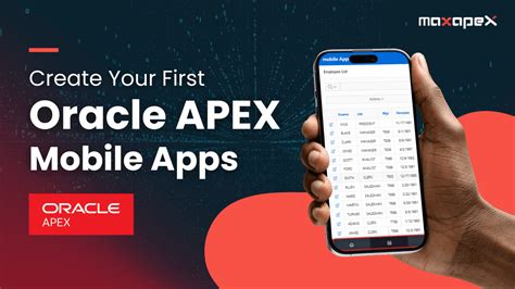 Create Your First Oracle Apex Mobile Apps Step By Step Guide