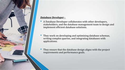 Database Management Engineer Vs Database Developer Ppt