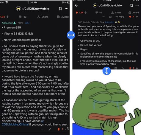 Ucodmobileofficial Is Responding To The Desync Issues This Is Huge
