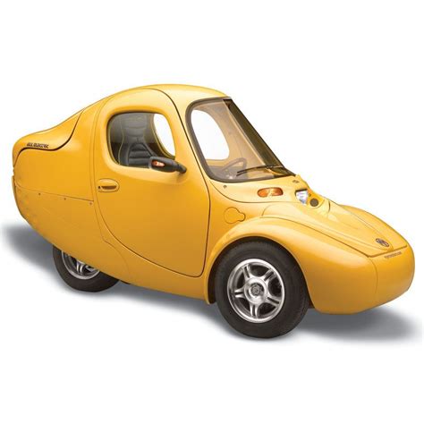 The Electric One Person Car Hammacher Schlemmer Electric Cars Mini
