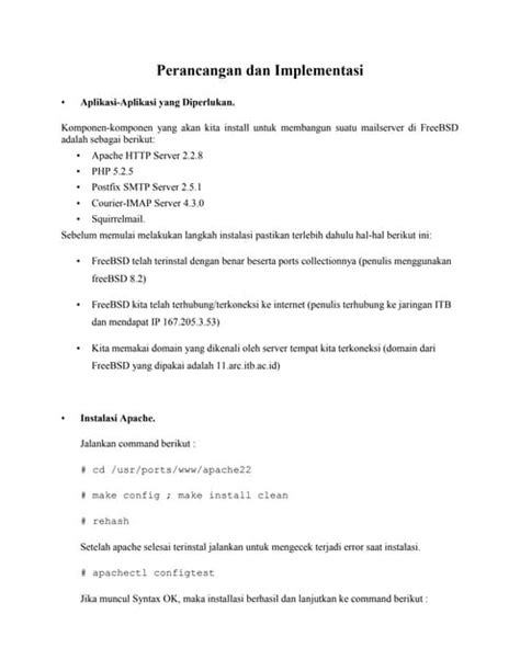 Building Mail Server In Freebsd Pdf