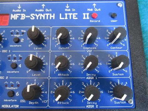 matrixsynth mfb synth lite ii synthesizer sn 08577