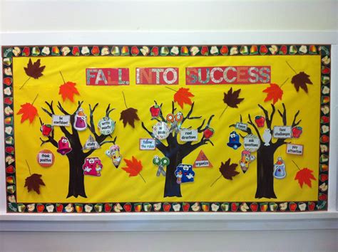 Fall Bulletin Board Fall Into Success