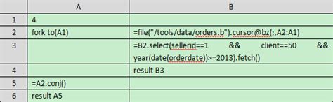 esproc file computing parallel query and filter data celerator