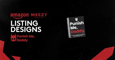 Amazon A Content For Punish Me Daddy Card Game On Behance