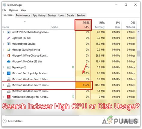 Fix Microsoft Windows Search Indexer High Cpu Usage