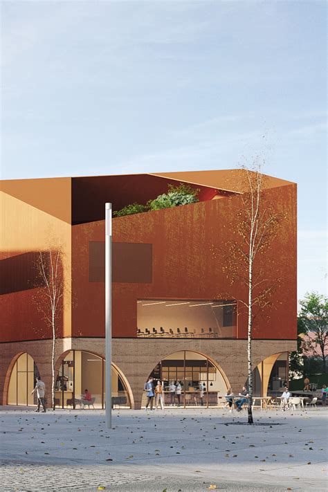 Building Visualisation Concrete Structure Recycled Concrete