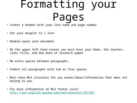 PPT Formatting Your Pages Insert A Header With Your Last Name And Page Number Set Your Margins