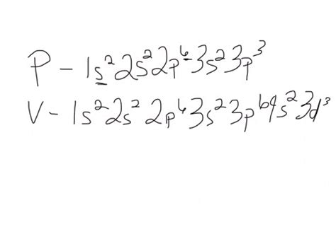 SOLVED Give The Electronic Configuration Of A P B V C Sb Numerade
