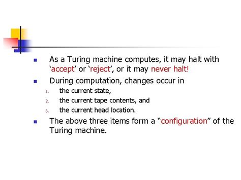 Computation Theory Introduction To Turing Machine Turing