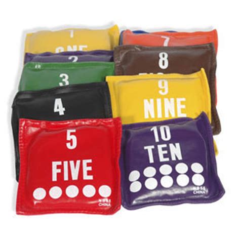 Bean Bag Set Numbered Dgs Ninja