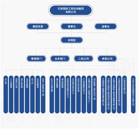 组织架构 天津国际工程咨询集团有限公司