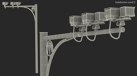 Specs Average Speed Camera System On Pole 3d Model 59 3ds Blend C4d Fbx Max Ma Lxo