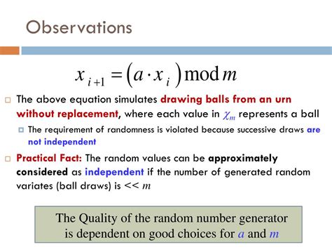 Ppt Cs433 Modeling And Simulation Lecture 15 Random Number Generator