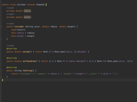 Solved Public Class Box Extends Shape3d 5 Usages Private