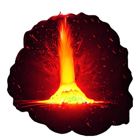 Nuclear Explosion Lava Glass Graphic · Creative Fabrica