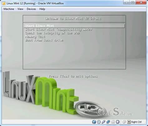 Install Linux Mint 12 In VirtualBox Install Linux Mint In VirtualBox
