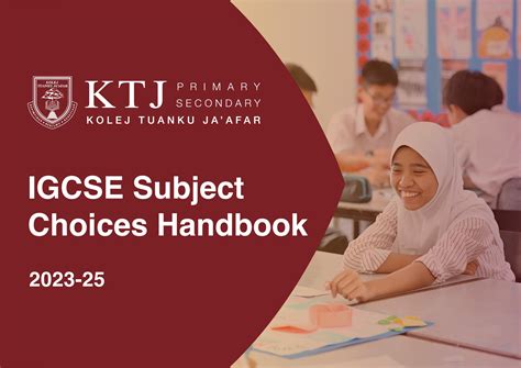 Igcse Subject Choices Handbook 2023 25 By Kolej Tuanku Jaafar Issuu