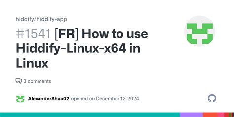 Fr How To Use Hiddify Linux X64 In Linux · Issue 1541 · Hiddify