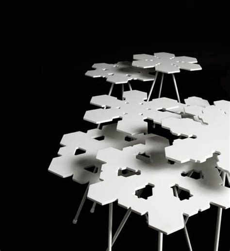 Elegant Snowflake Tables
