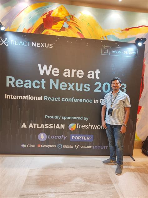 nagendra gandla on linkedin had a great day at the reactnexus2023 conference react nexus